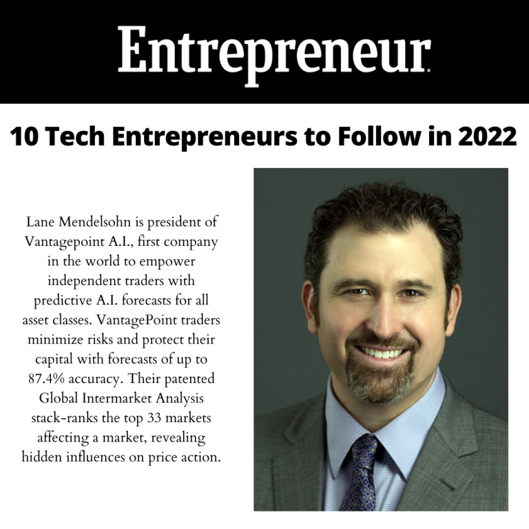 A Perspective on Entrepreneurship – Lane Mendelsohn – President of VantagePoint, the world ...